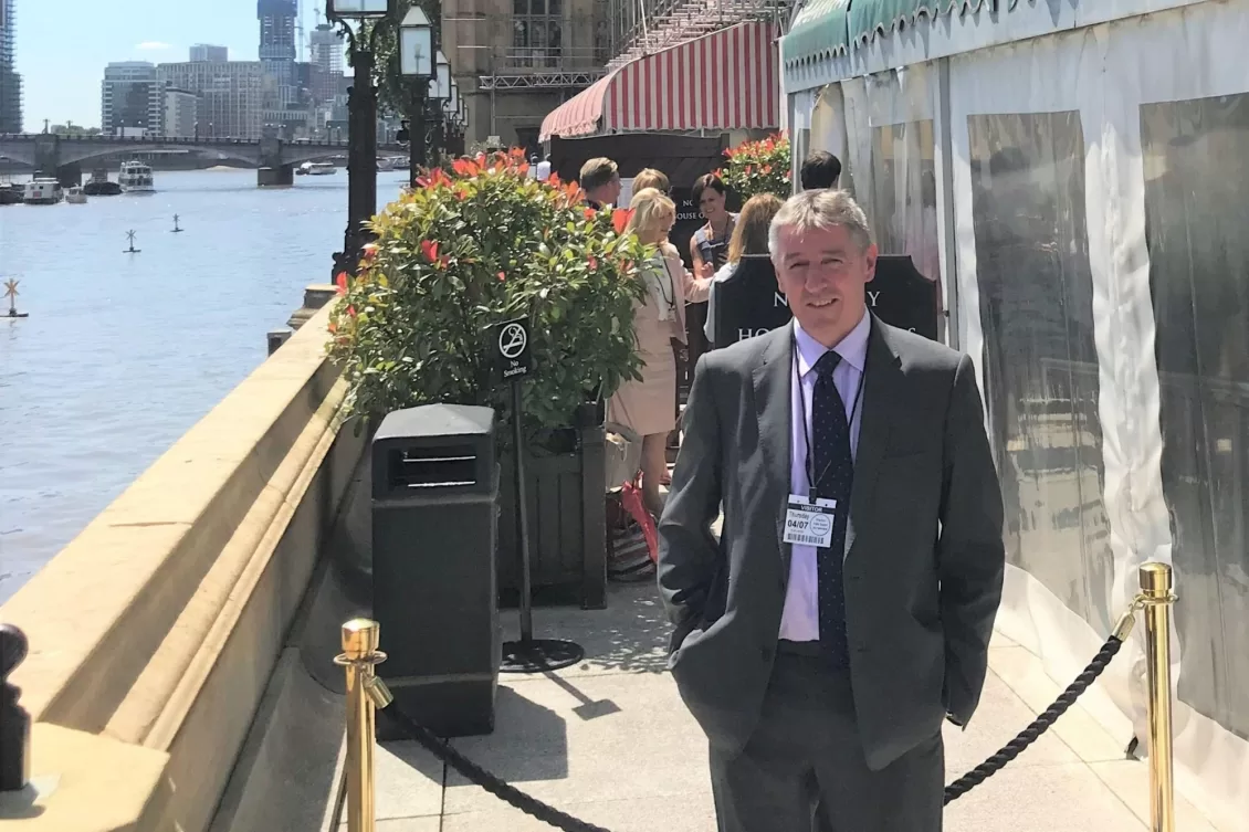 Representing staircase manufacturing at the Houses of Parliament