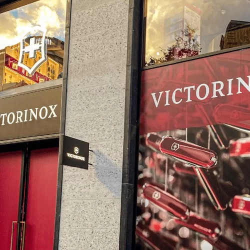 Victorinox, Oxford Street - Commercial Helical staircase