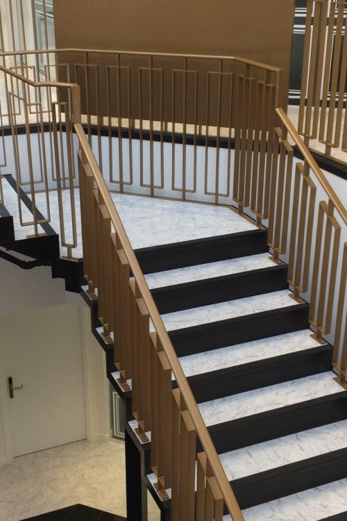 10 Brick Street, Mayfair - Bespoke Staircase