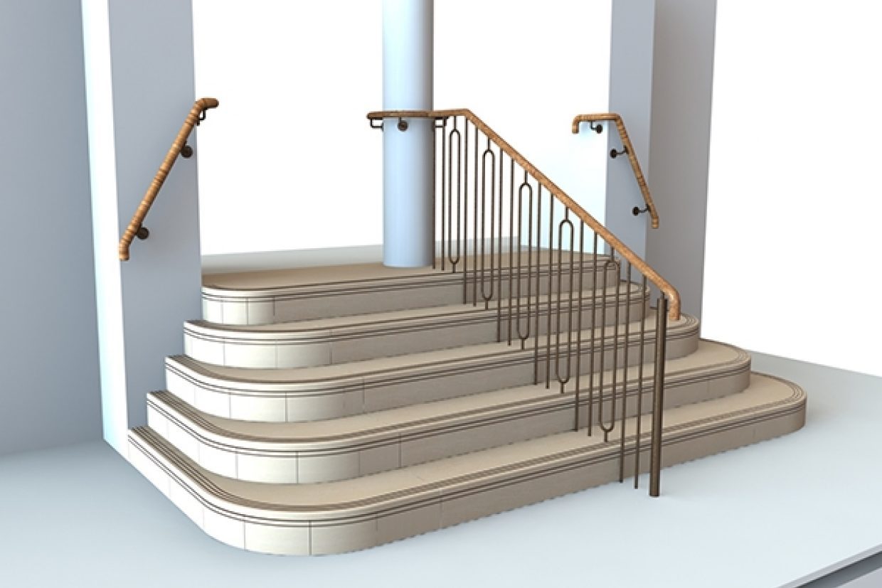 Cinven - a 6 storey helical stair, London - Bespoke Staircase