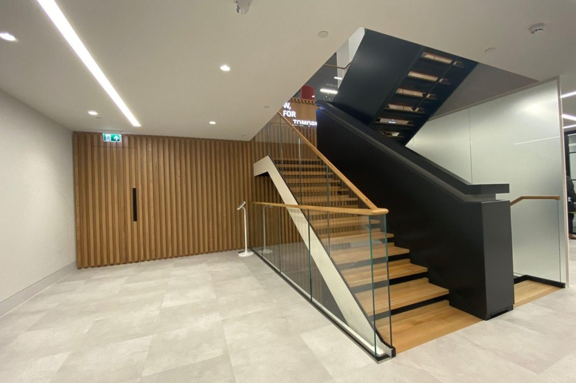 Our top three staircase design ideas for the workplace