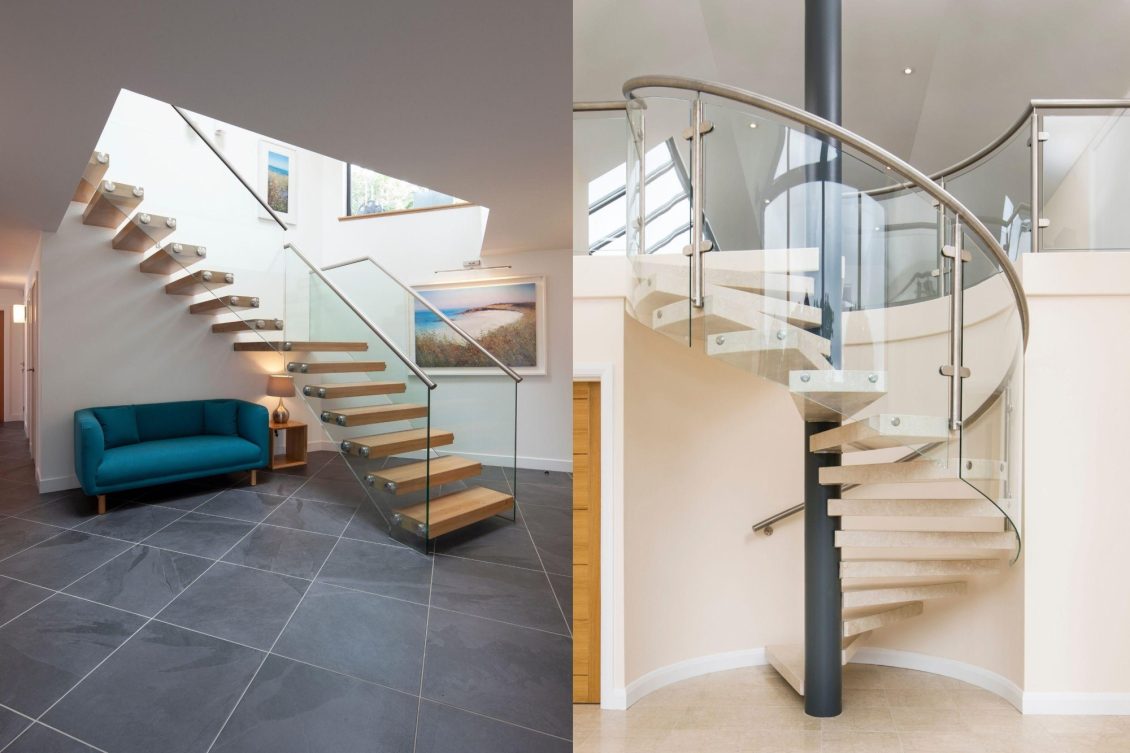 How to use staircase balustrade to create stylish looks within interior ...